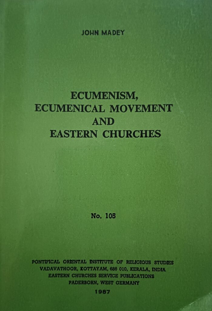 Ecumenical Movement and Eastern Churches – OIRSI Publications